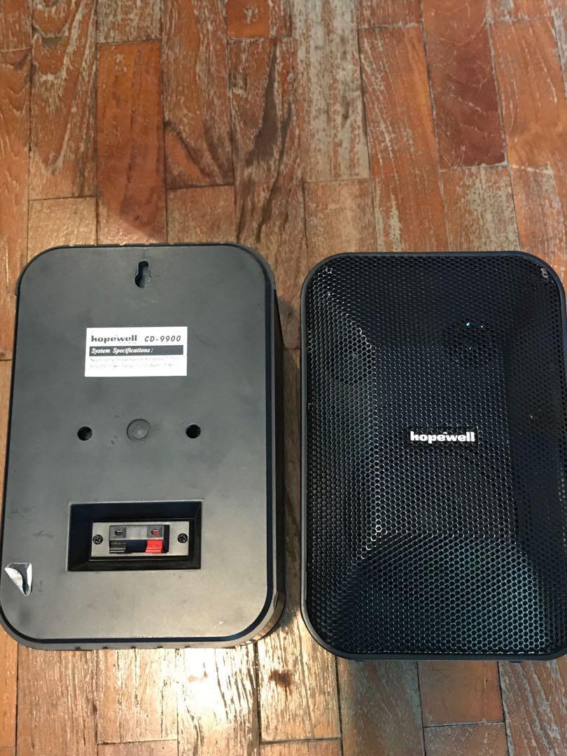 Hopewell home theatre speaker cd-9900 with speaker bracket, Audio ...