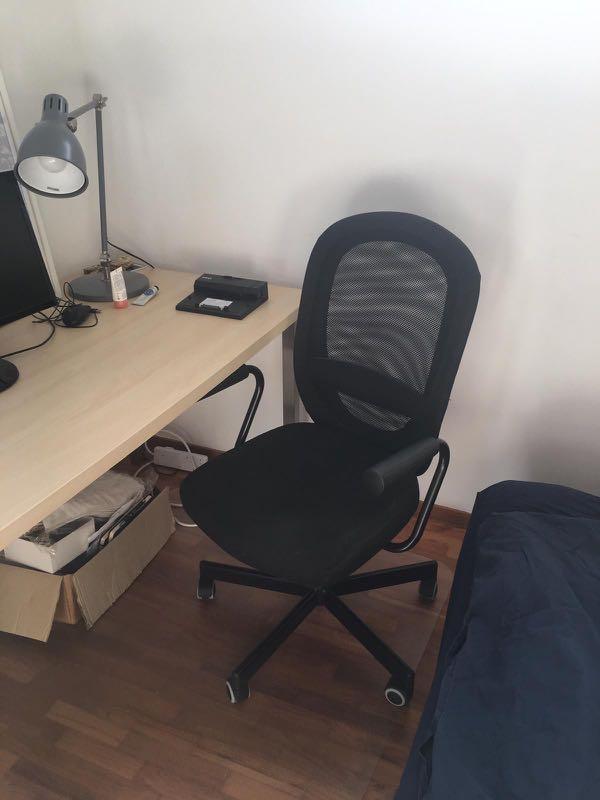 IKEA Flintan office chair, Furniture, Tables & Chairs on Carousell