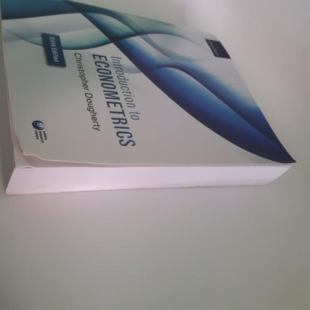 Introduction To Econometrics By Christopher Dougherty 5th Edition Computers And Tech Office