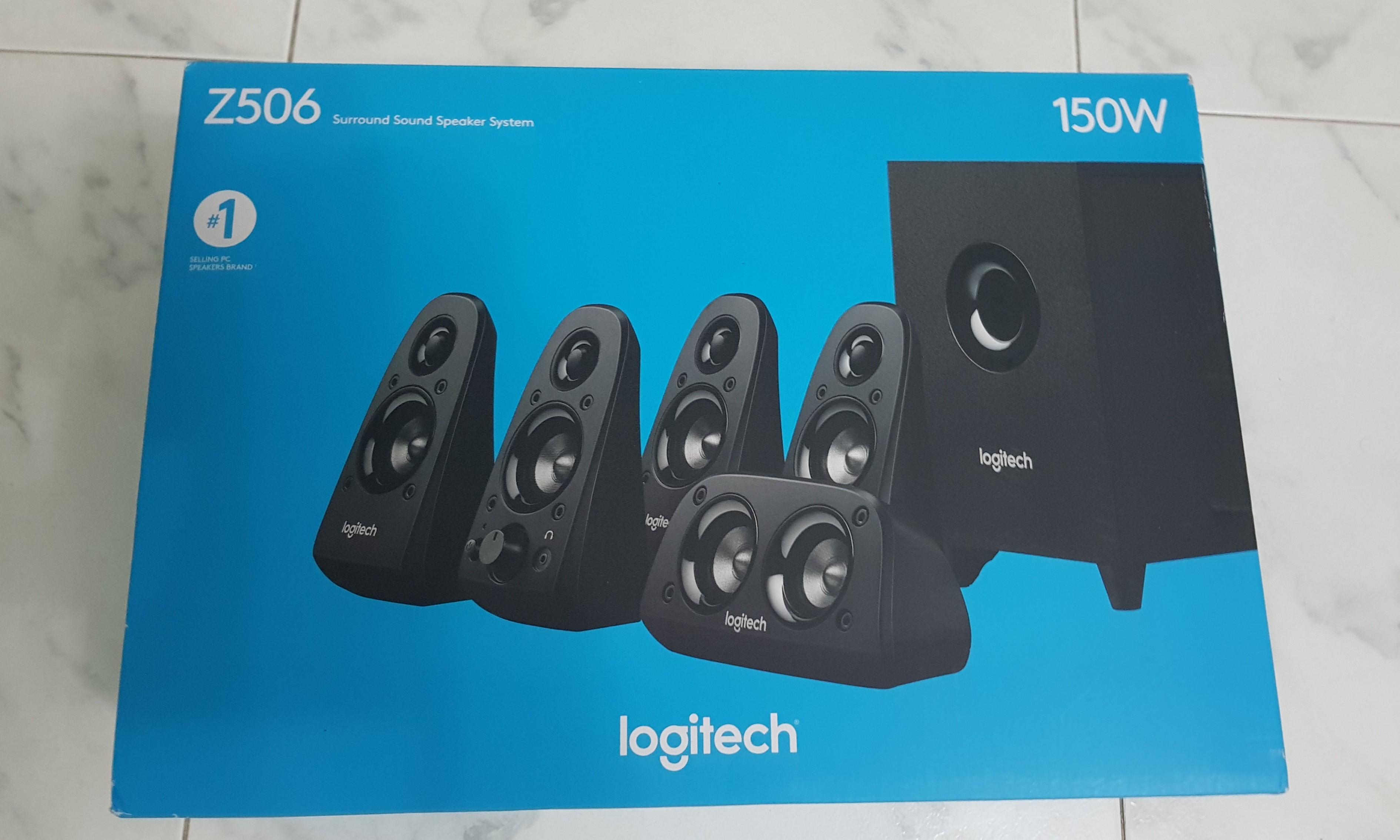 Logitech Z506 5.1 speaker system, Audio, Soundbars, Speakers ...