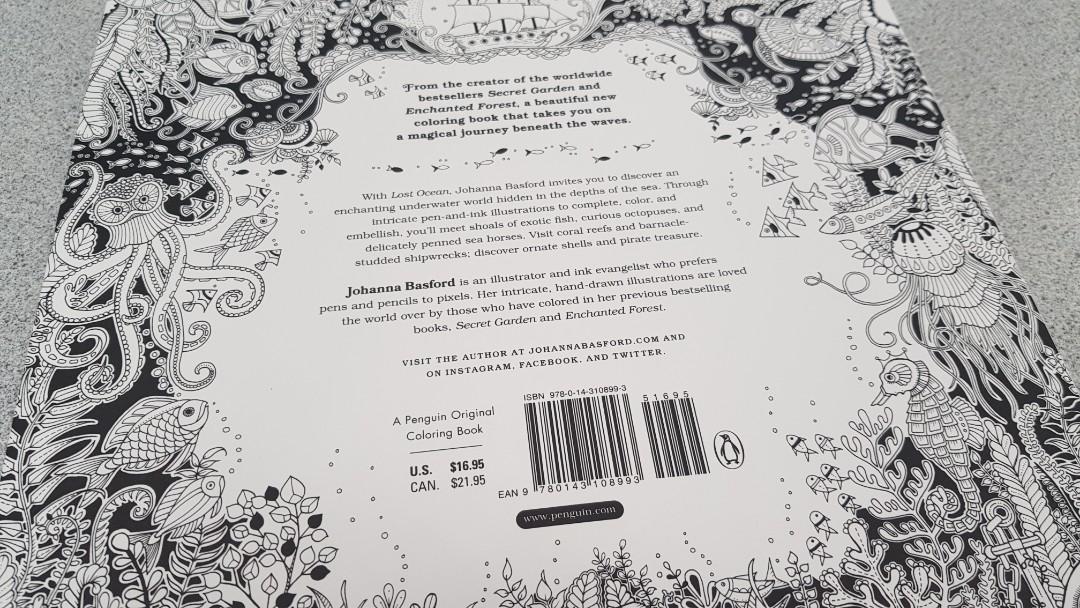 Lost Ocean Colouring Book, Hobbies & Toys, Books & Magazines, Children ...