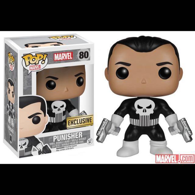 Marvel Punisher Funko Pop! Exclusive, Hobbies & Toys, Toys & Games on ...
