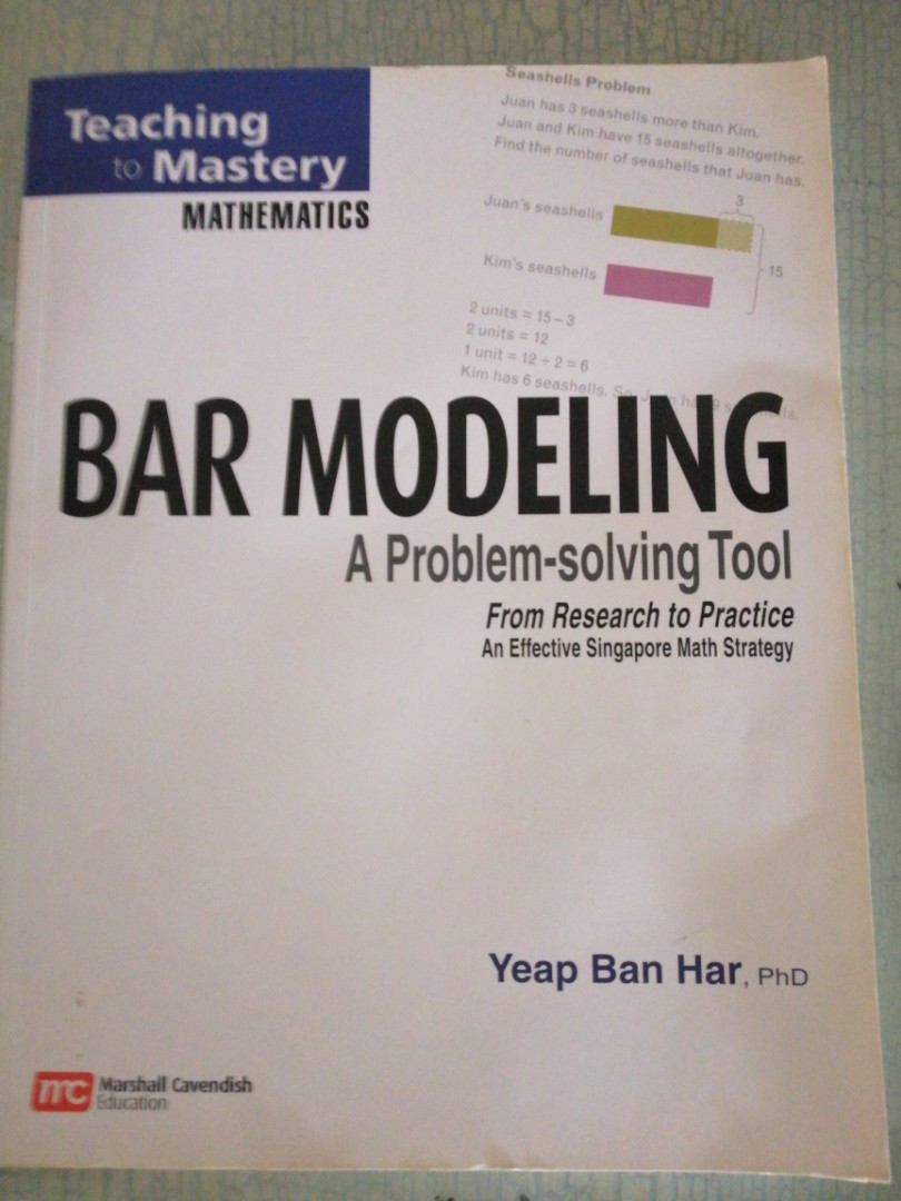 Mathematics Bar Modeling A Problem Solving Tool Hobbies And Toys Books