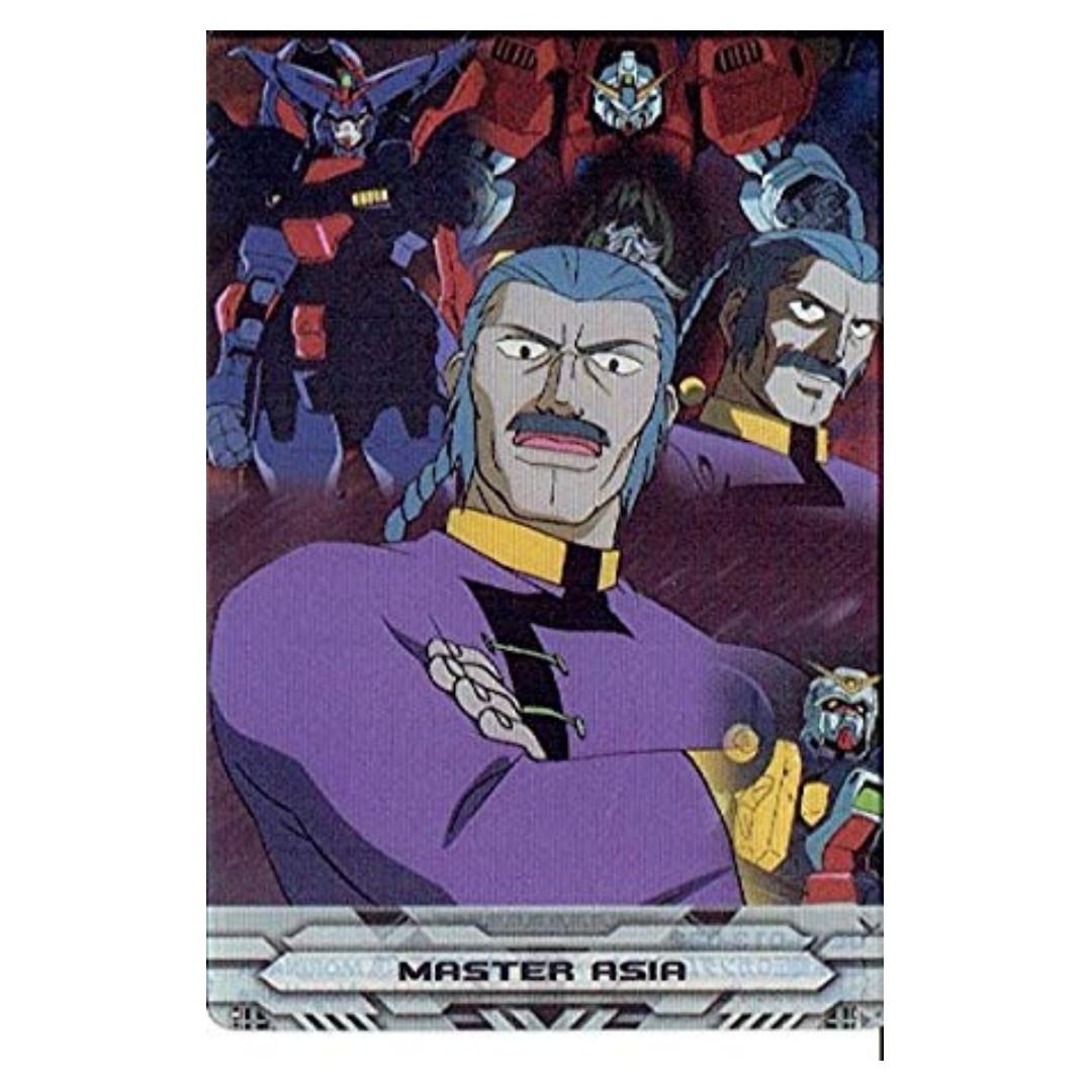 Mobile Fighter G Gundam - Master Asia - Trading Card / Clear Character ...