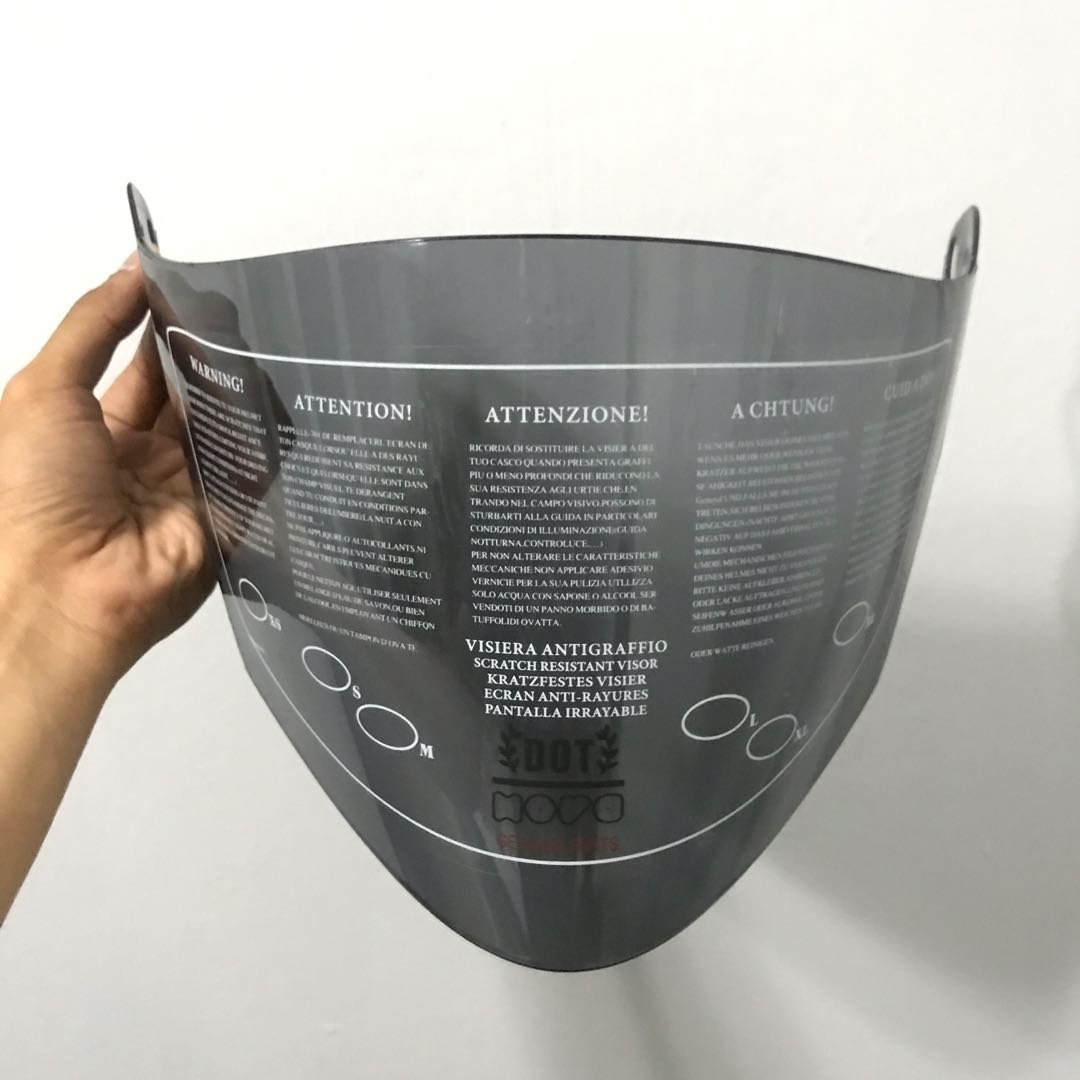 Nova Dot Smoke Visor, Motorcycles, Motorcycle Apparel on Carousell