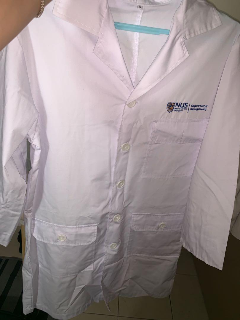NUS labcoat, Men's Fashion, Coats, Jackets and Outerwear on Carousell
