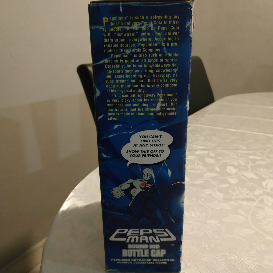 #June2024 - Vintage Collectible Collection Pepsi Man Bottle Cap Figure ...