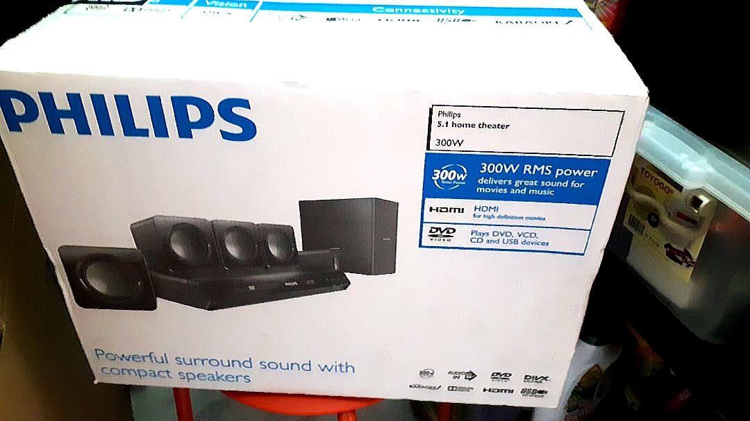 Philips 5.1 home surround theatre with DVD, Audio, Soundbars, Speakers ...
