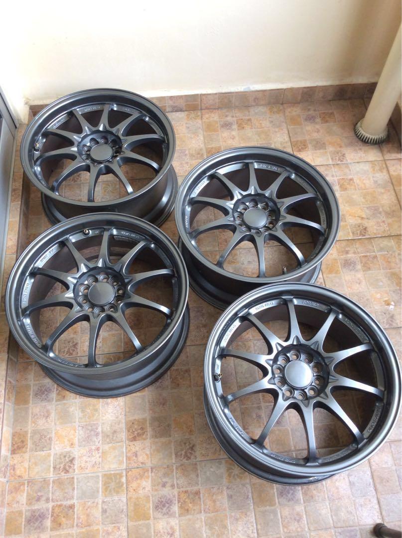 Rays Volk Racing CE28 Rims, Car Accessories, Tyres & Rims on Carousell