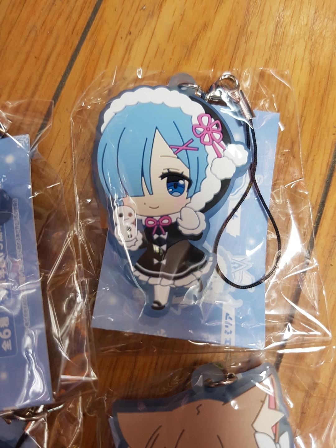 Rem Re Zero winter wear keychain, Hobbies & Toys, Toys & Games on Carousell