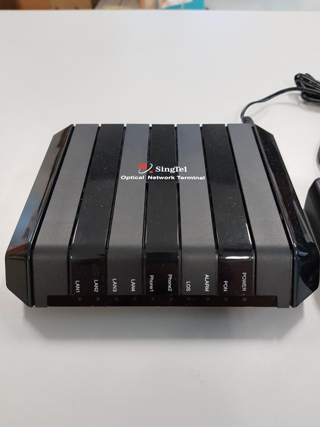 Singtel Optical Network Terminal ONT, Computers & Tech, Parts ...