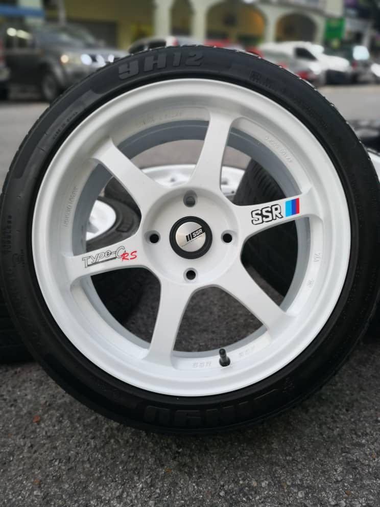 Ssr type c-rs thailand 16 inch sports rim proton iriz tyre 70%, Auto ...