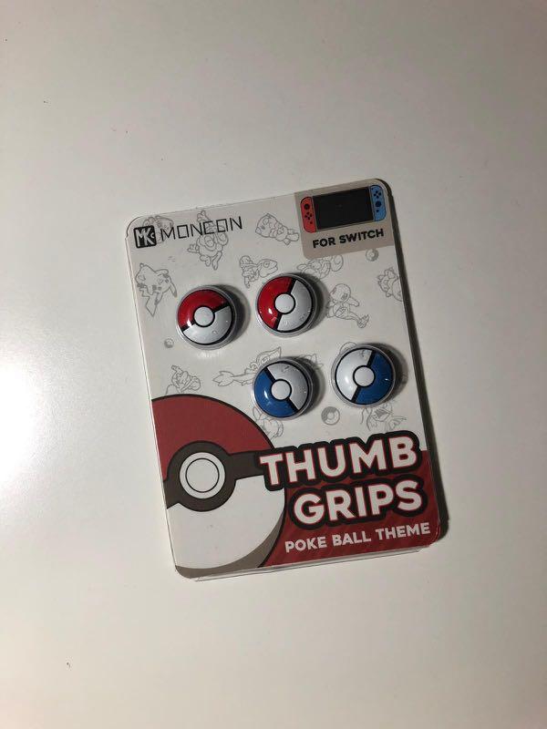 Switch Thumbgrip (Pokemon / pokeball), Video Gaming, Video Game ...