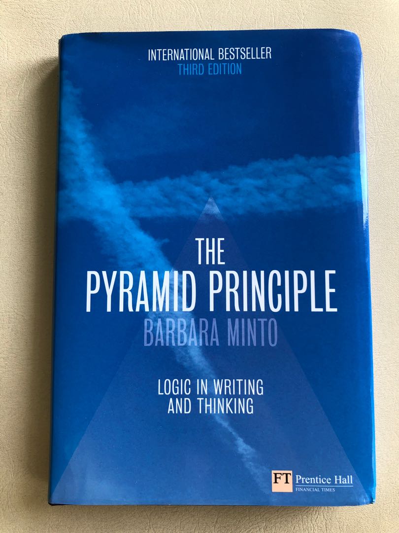 The pyramid principle by Barbara Minto, Hobbies & Toys, Books ...