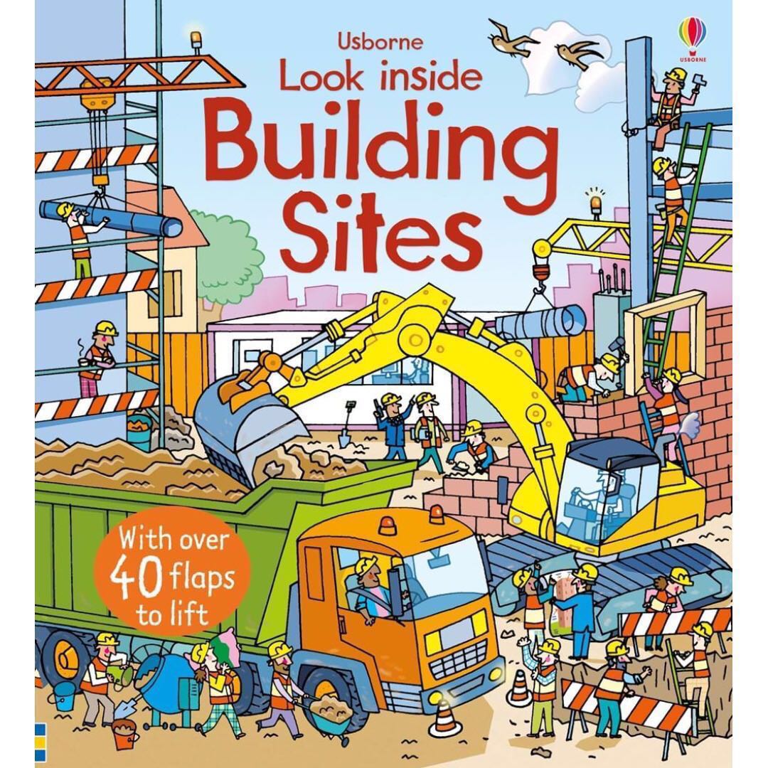 Usborne: Look inside building sites, Hobbies & Toys, Books & Magazines ...
