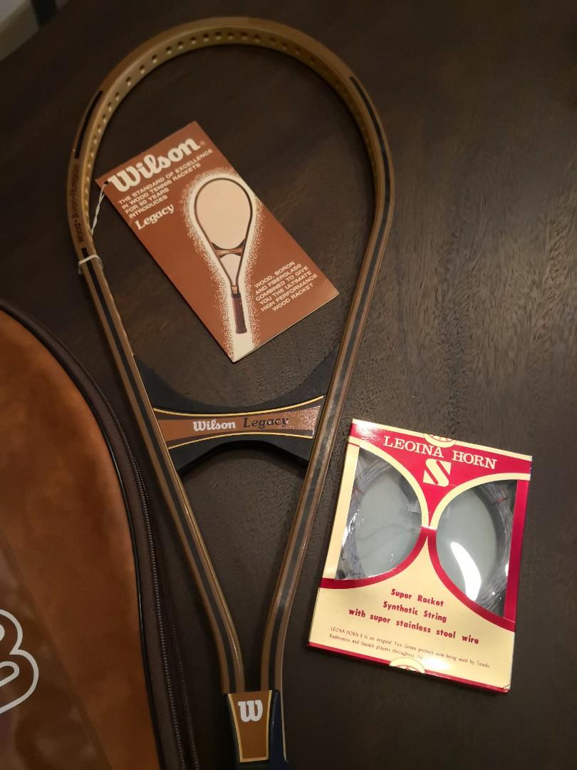 Wilson Legacy Vintage Tennis Racquet, Hobbies & Toys, Memorabilia ...