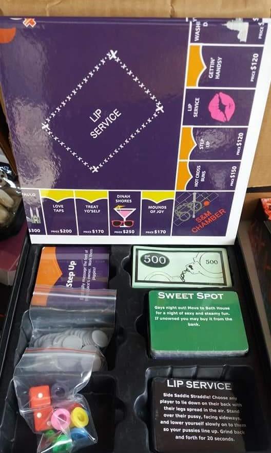 Xxxpoly adult game board, Hobbies & Toys, Toys & Games on Carousell