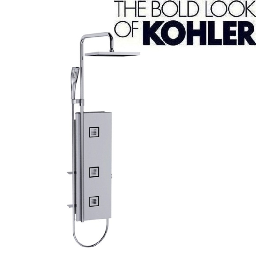 100% 全新 Kohler Watertile® Tower 水魔方淋浴屏 _ 至尊版 _ 恆溫高身淋浴面板, 家庭電器, 冷氣機及暖風機 ...