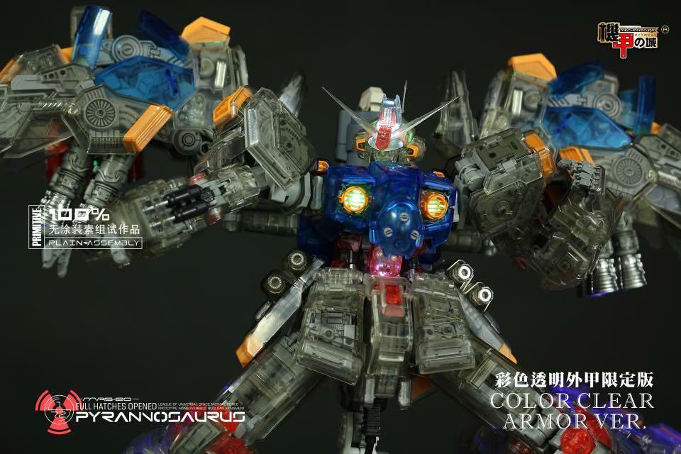 現貨供應機甲之城 Mechanicore 1/72 MAS-20 PYRANNOSAURUS Gundam 高逹 模型 model GP02 透明版 送水貼 GK, 興趣及遊戲, 玩具 ...
