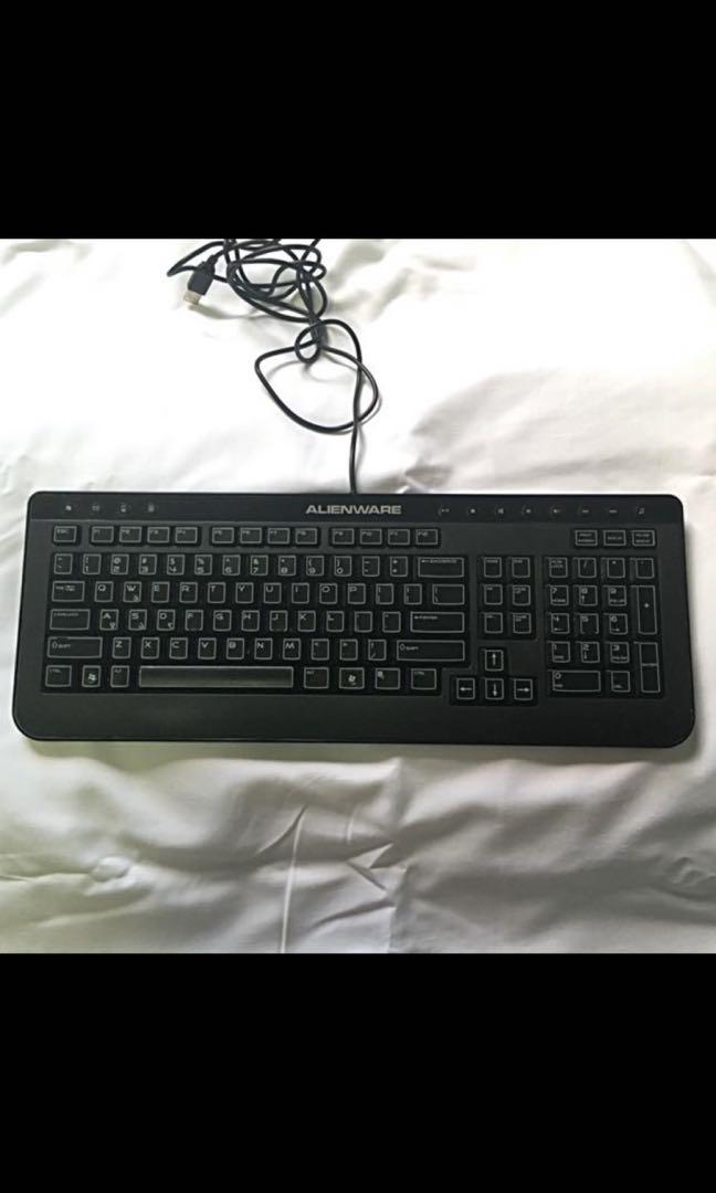 Alienware Keyboard, Computers & Tech, Parts & Accessories, Computer ...