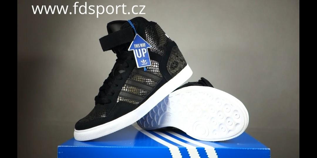 Authentic Adidas black/white way up hidden heels for women, Women's ...