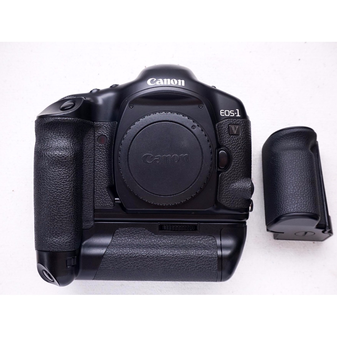 Canon EOS 1V with power booster E1 SLR film camera body, Photography ...