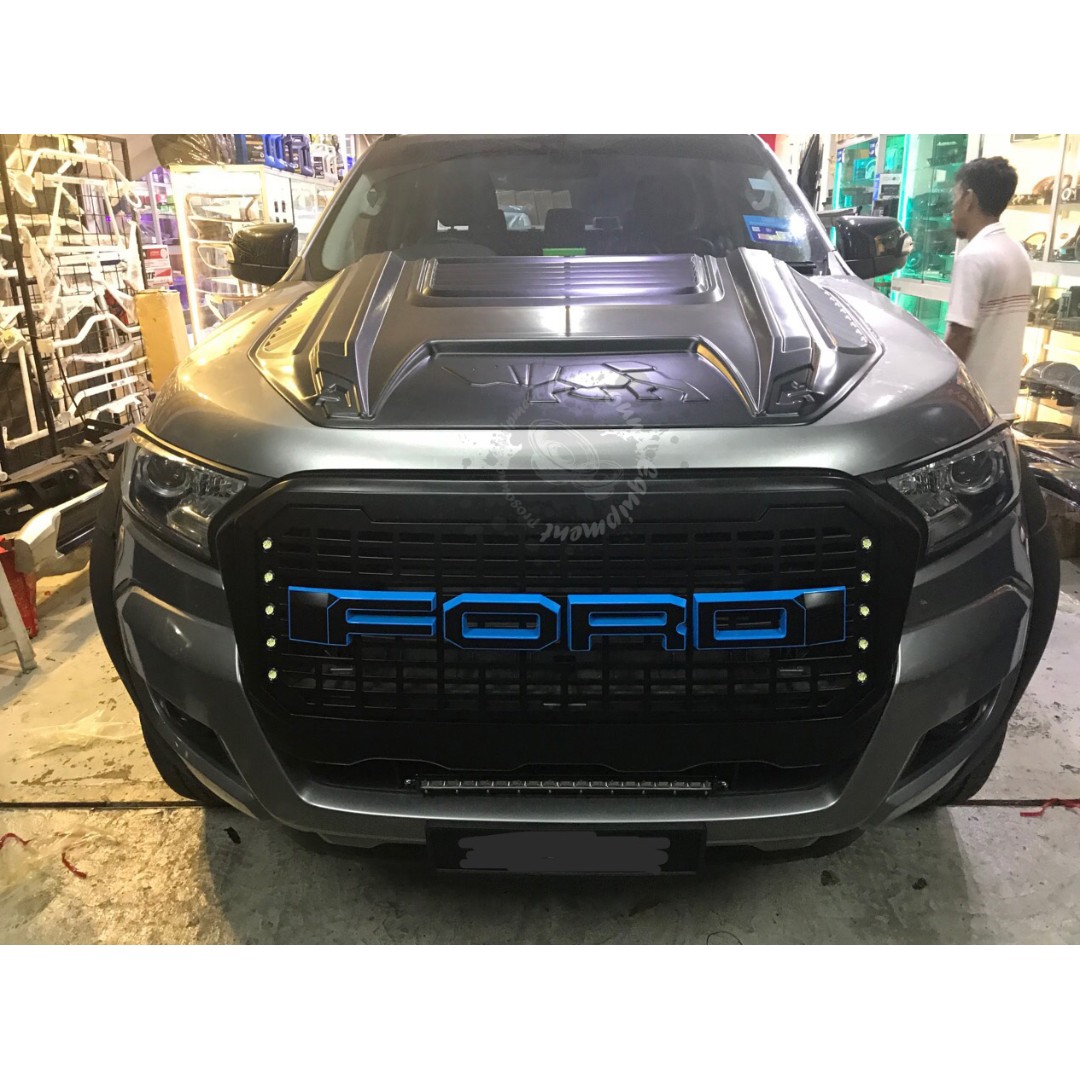 FORD RANGER T7 FRONT SCOOP MATT BLACK (BIG), Auto Accessories on Carousell