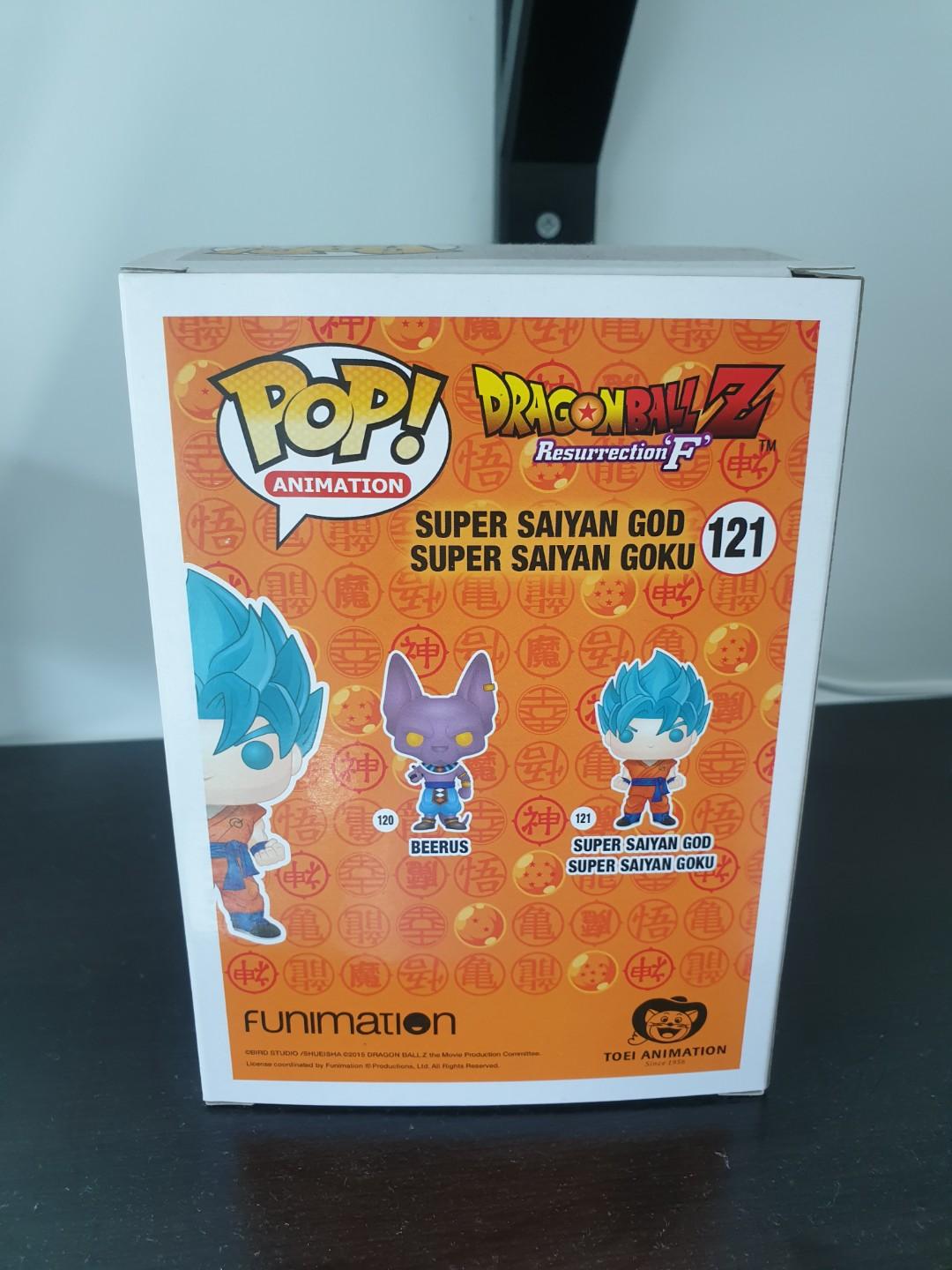 Funko Pop SSGSS Goku #121, Hobbies & Toys, Toys & Games on Carousell