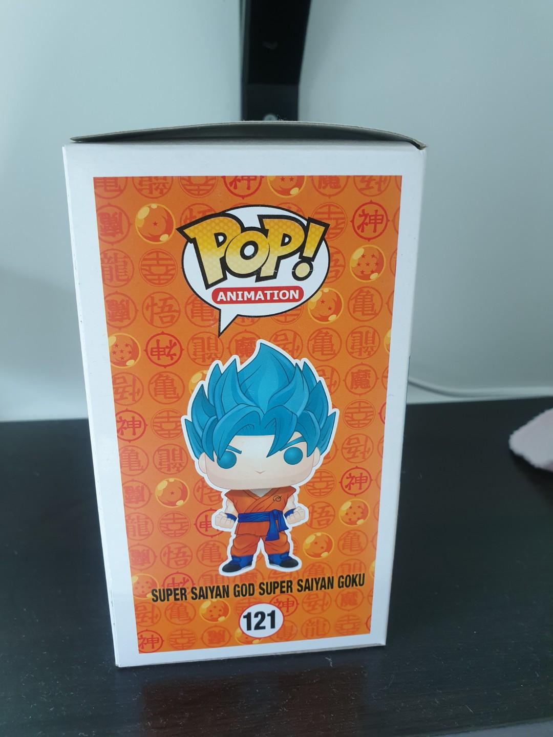 Funko Pop SSGSS Goku #121, Hobbies & Toys, Toys & Games on Carousell