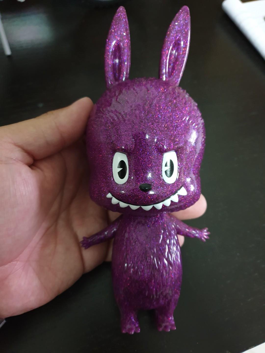 Labubu Purple Glitter, Hobbies & Toys, Toys & Games on Carousell