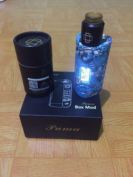 MOD VAPE PUMA 200w + DRUGA RDA AUTHENTIC (Bonus liquid Banana mochi ...