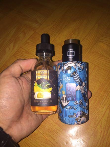 MOD VAPE PUMA 200w + DRUGA RDA AUTHENTIC (Bonus liquid Banana mochi ...