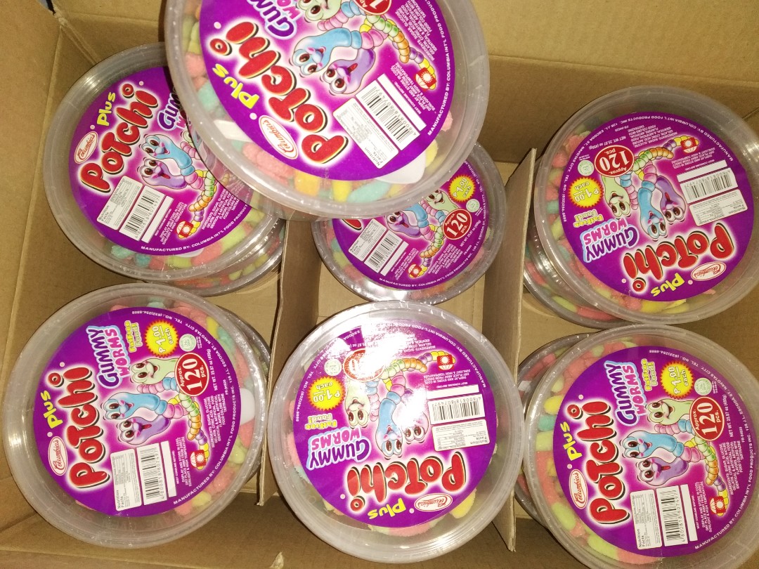 Potchi Gummy Worms, Food & Drinks, Fresh Produce on Carousell