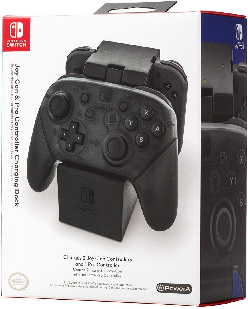 PowerA Pro Controller and Joy-con dock, Video Gaming, Gaming ...