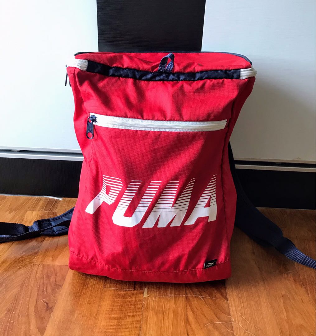 Puma red backpack, Men's Fashion, Bags, Backpacks on Carousell