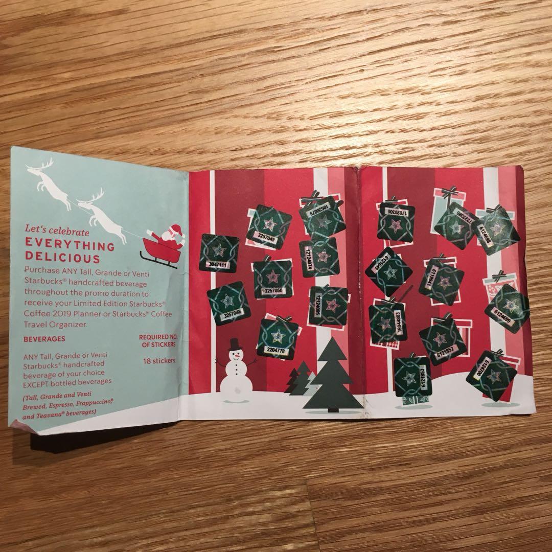 Starbucks 2019 Completed Sticker Card, Tickets & Vouchers, Store ...