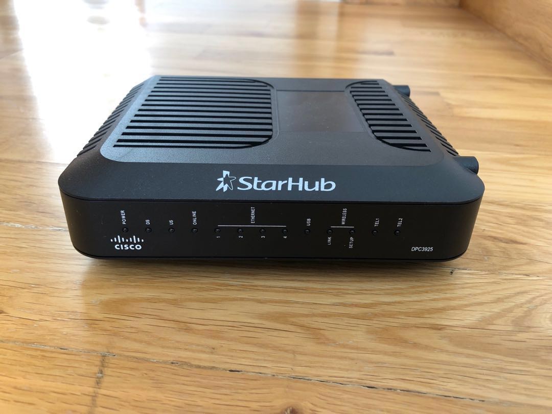 StarHub Cisco cable modem with wires, TV & Home Appliances, TV ...