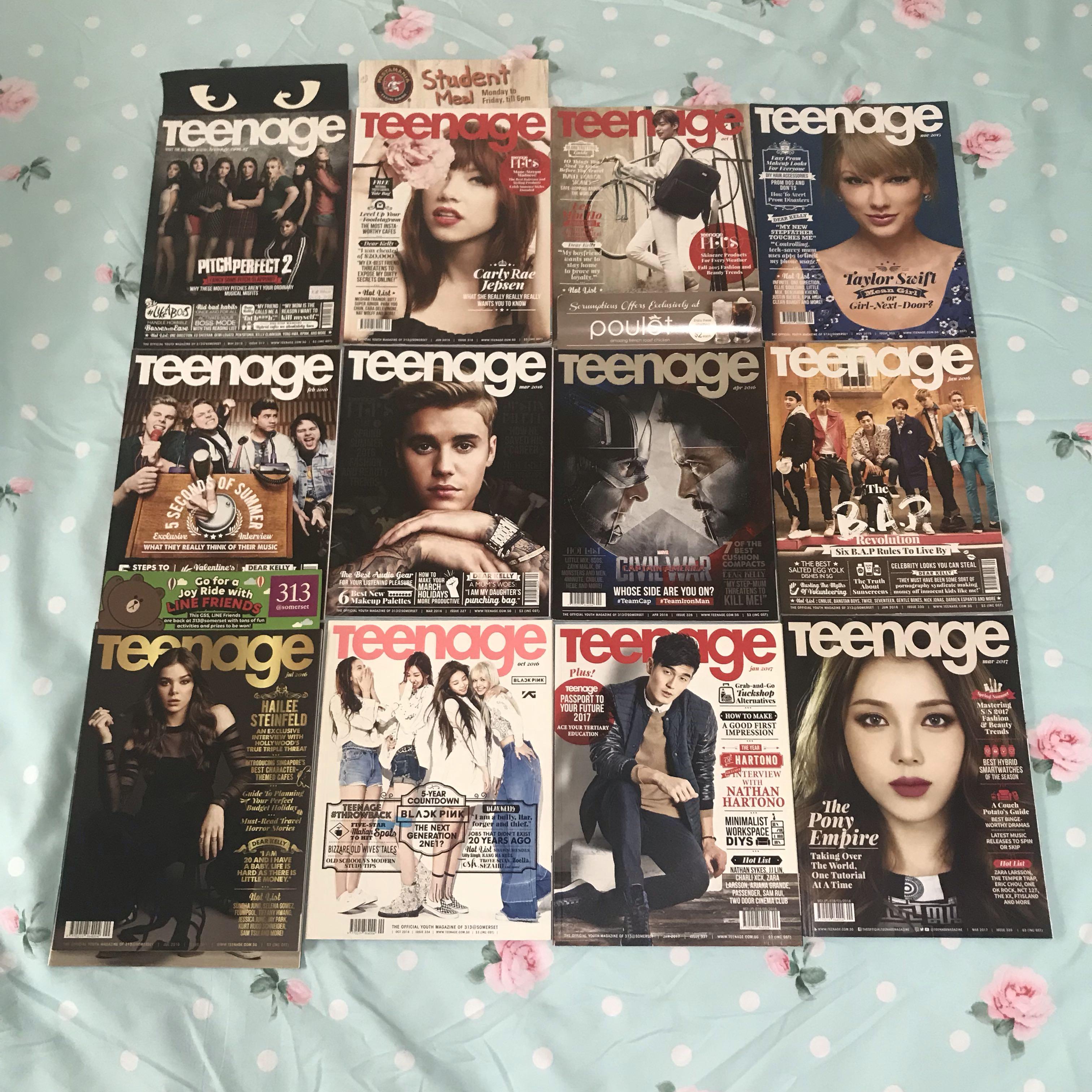 Teenage Magazines with Posters, Hobbies & Toys, Books & Magazines ...