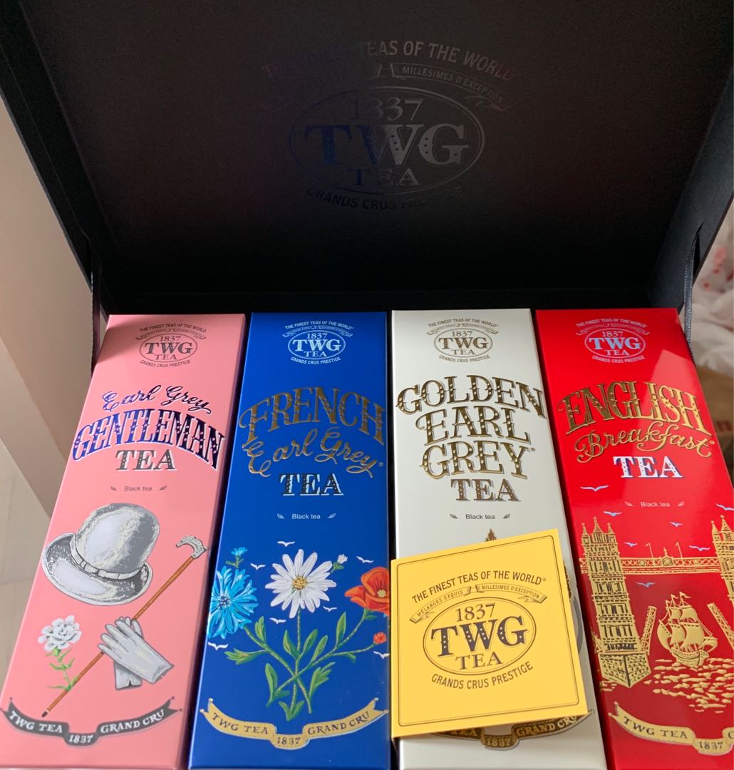 TWG Tea Premium Earl Grey Gift Box, Furniture & Home Living ...