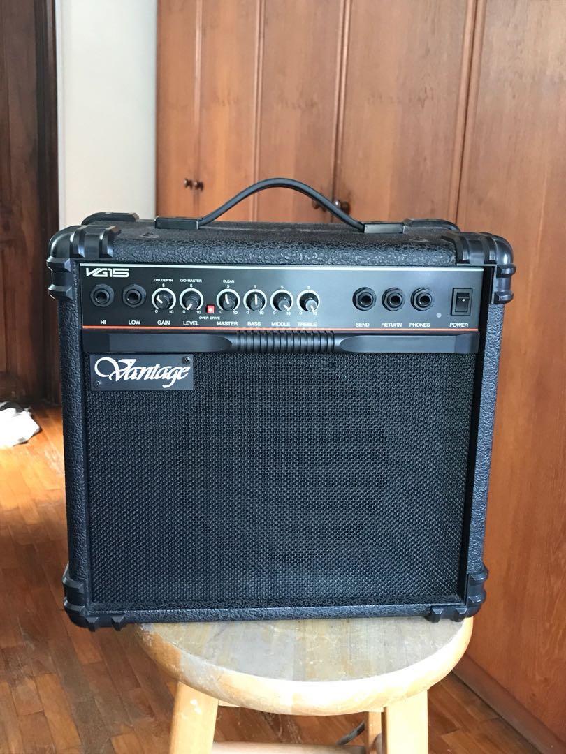 Vantage guitar amp model veg 15, Hobbies & Toys, Music & Media, Music ...