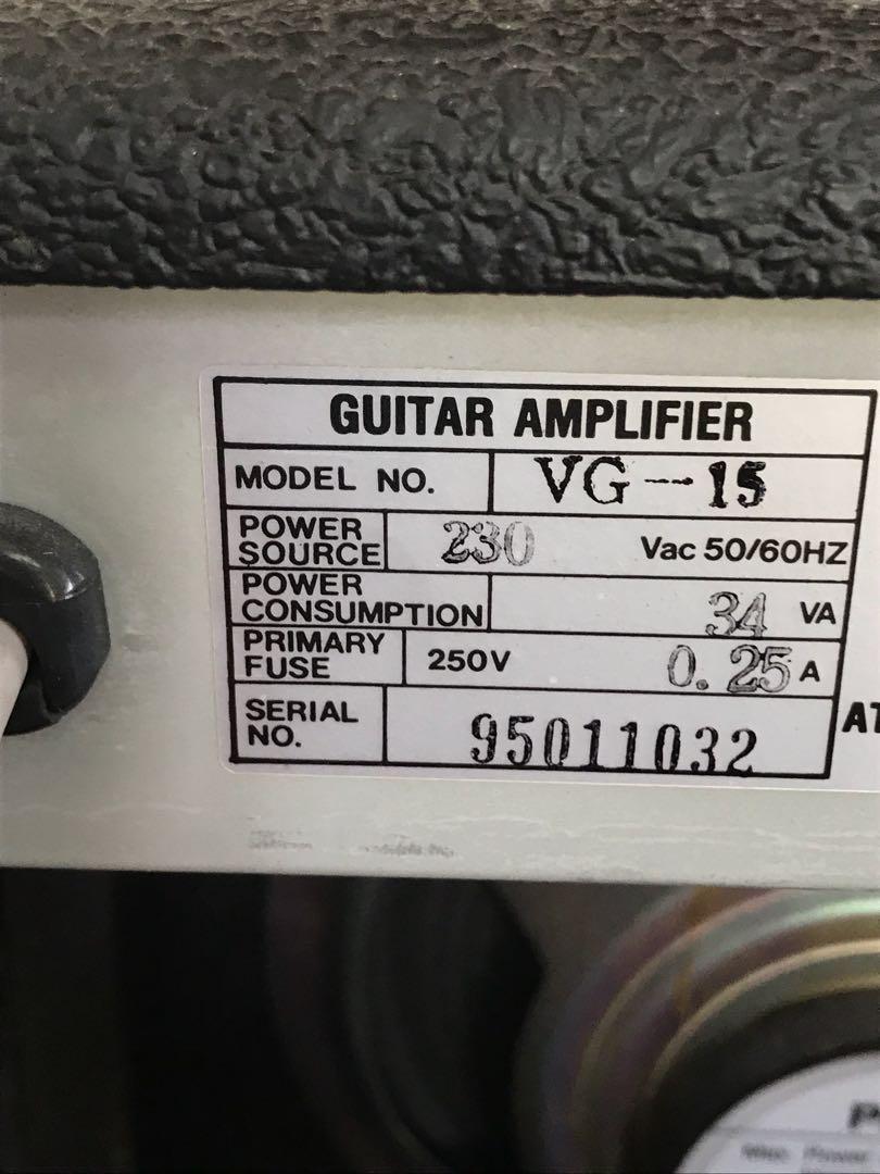 Vantage guitar amp model veg 15, Hobbies & Toys, Music & Media, Music ...