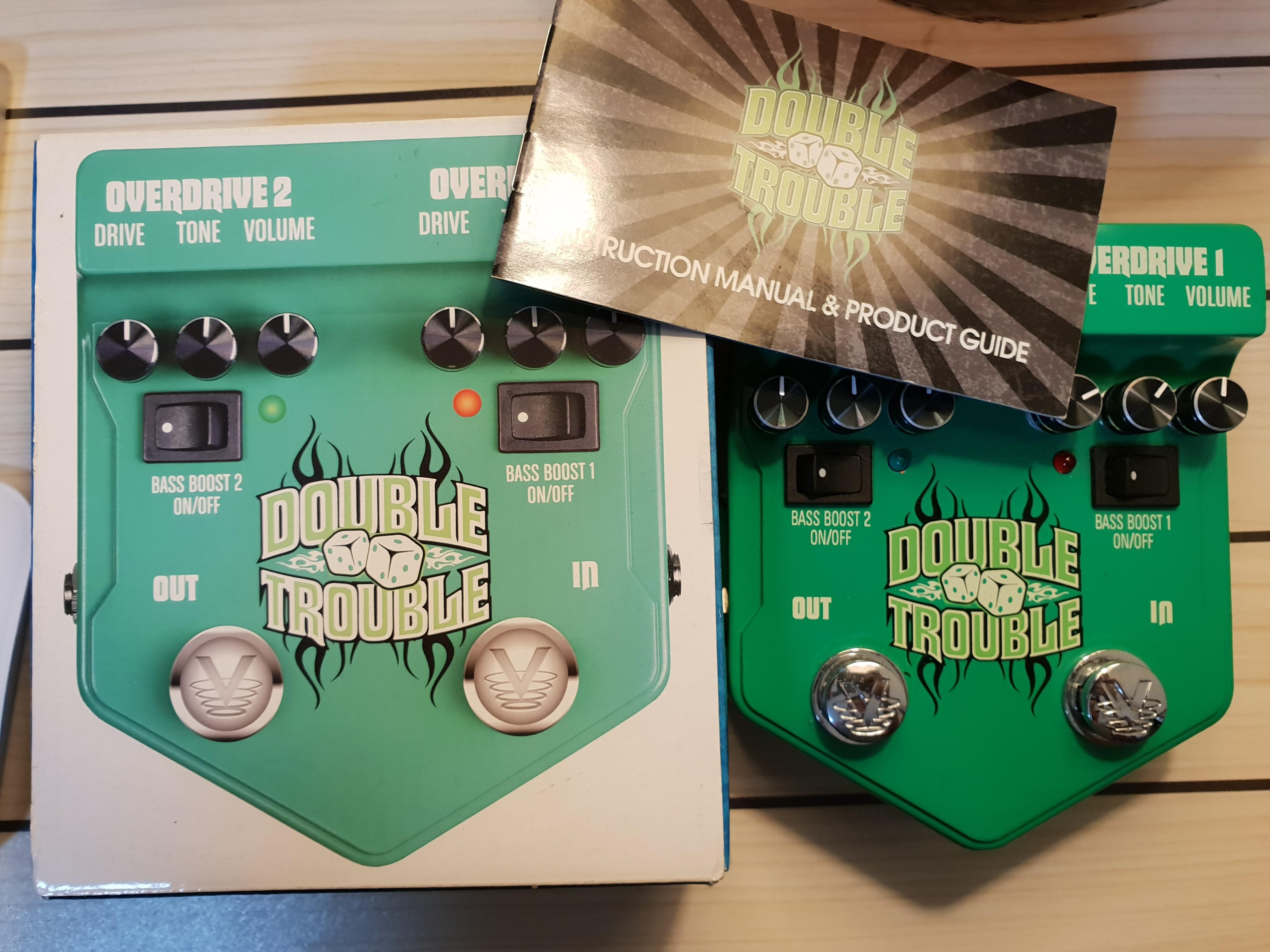 Visual Sound V2 Series V2DT Double Trouble Dual Overdrive Guitar ...