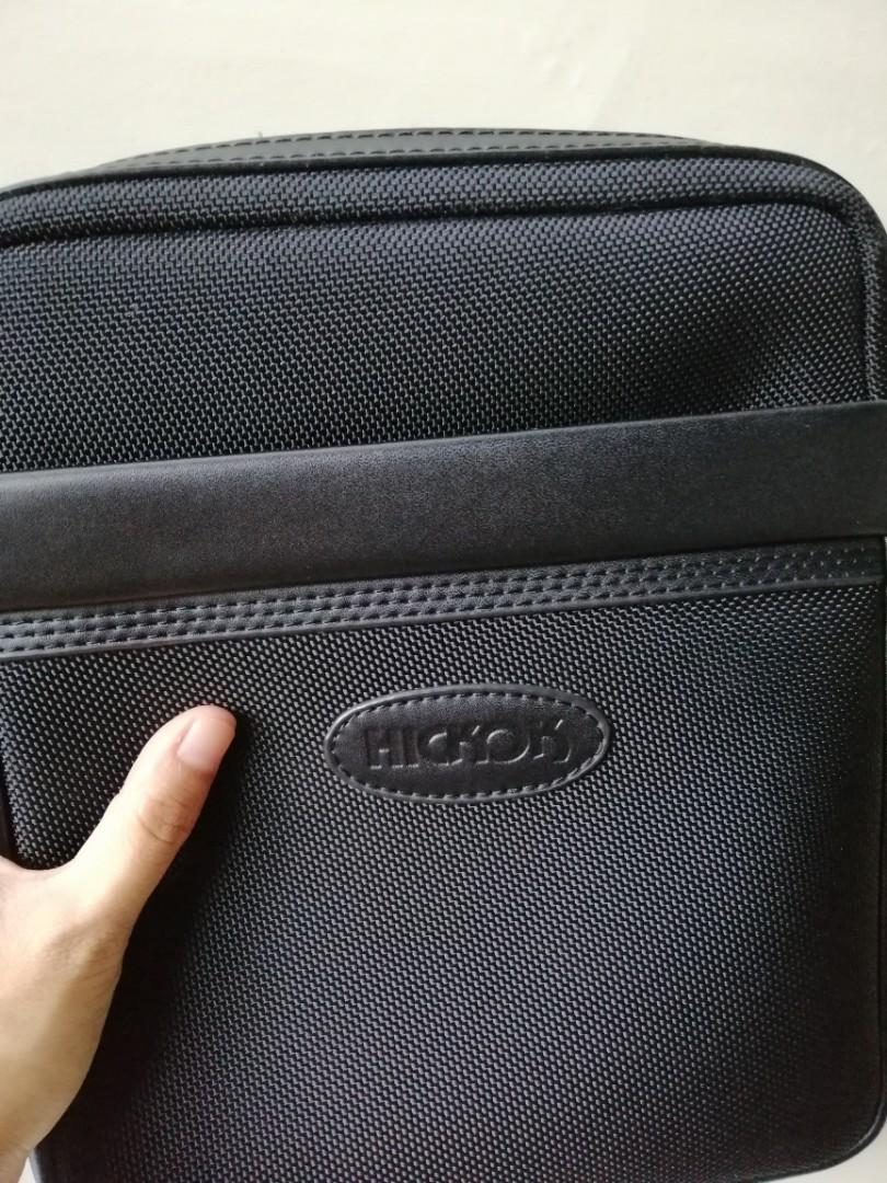 Authentic Hickok Messenger Bag with freebie (Speaker), Men's Fashion ...
