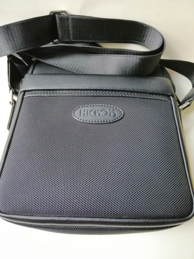 Authentic Hickok Messenger Bag with freebie (Speaker), Men's Fashion ...