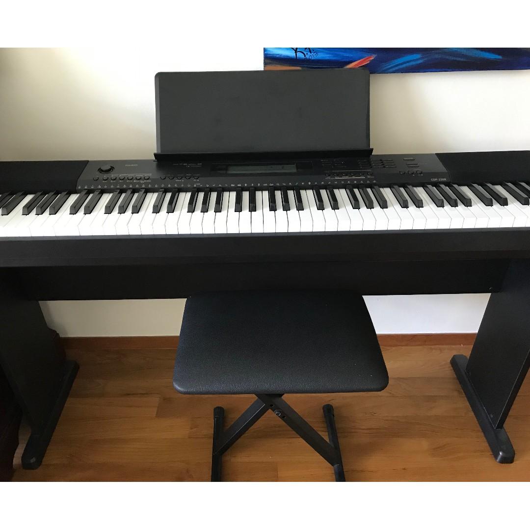 Casio CDP-230R Piano, Hobbies & Toys, Music & Media, Musical ...