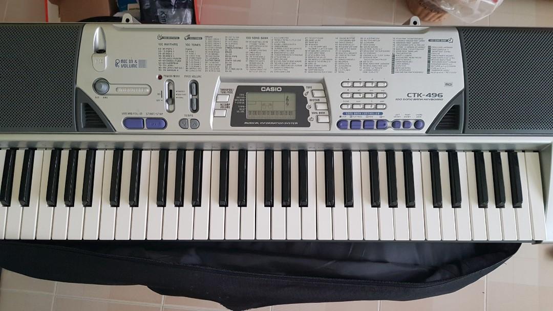 Casio Keyboard, Hobbies & Toys, Music & Media, Musical Instruments on ...