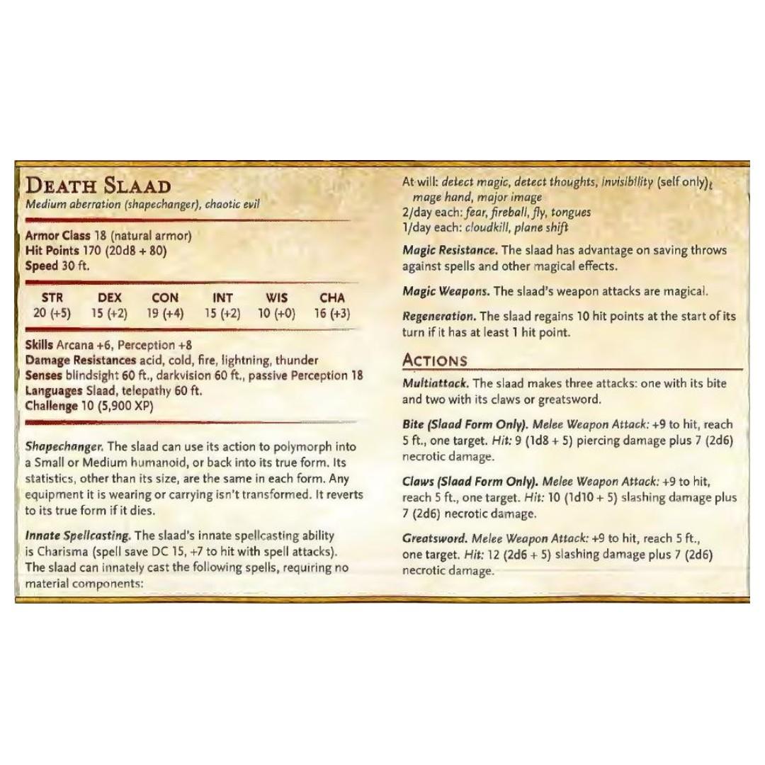 Dungeon & Dragons Miniatures - Gray and Death Slaad, Hobbies & Toys ...