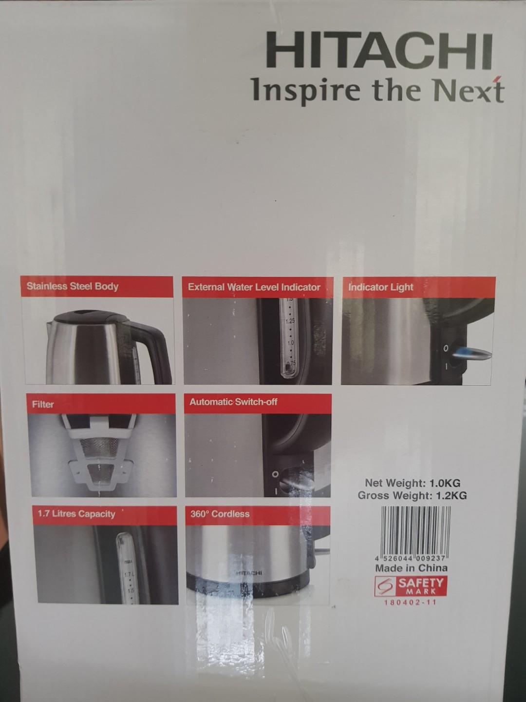 Hitachi water kettle, TV & Home Appliances, Kitchen Appliances, Water ...