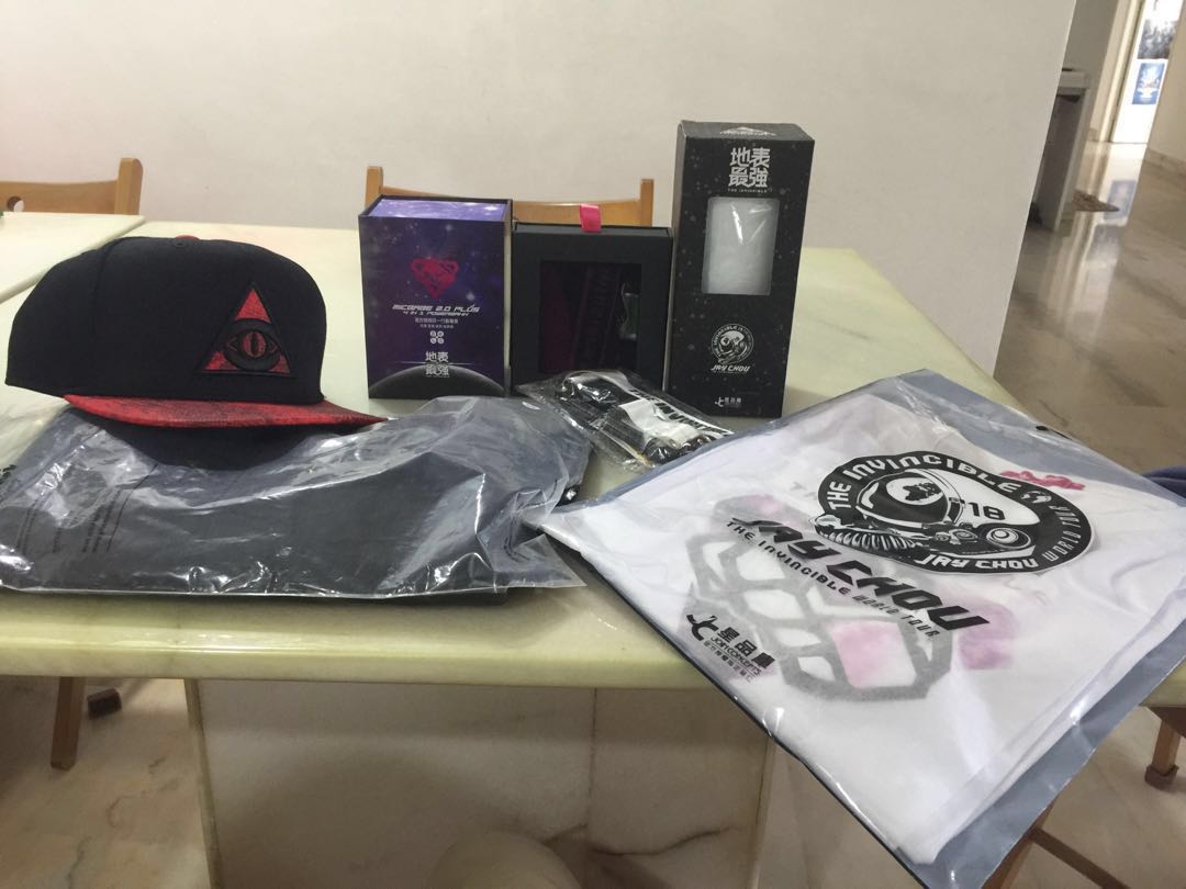 Jay Chou “the invincible tour” exclusive merchandise, Hobbies & Toys ...