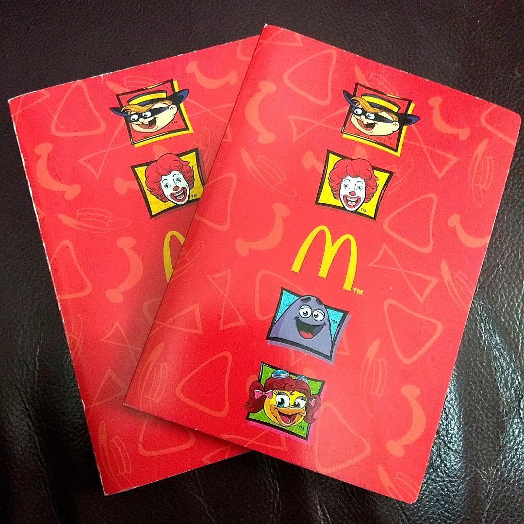 絕版*McDonald's notebook 麥當勞經典人物絕版記事簿筆記簿, 興趣及遊戲, 手作＆自家設計, 文具 - Carousell